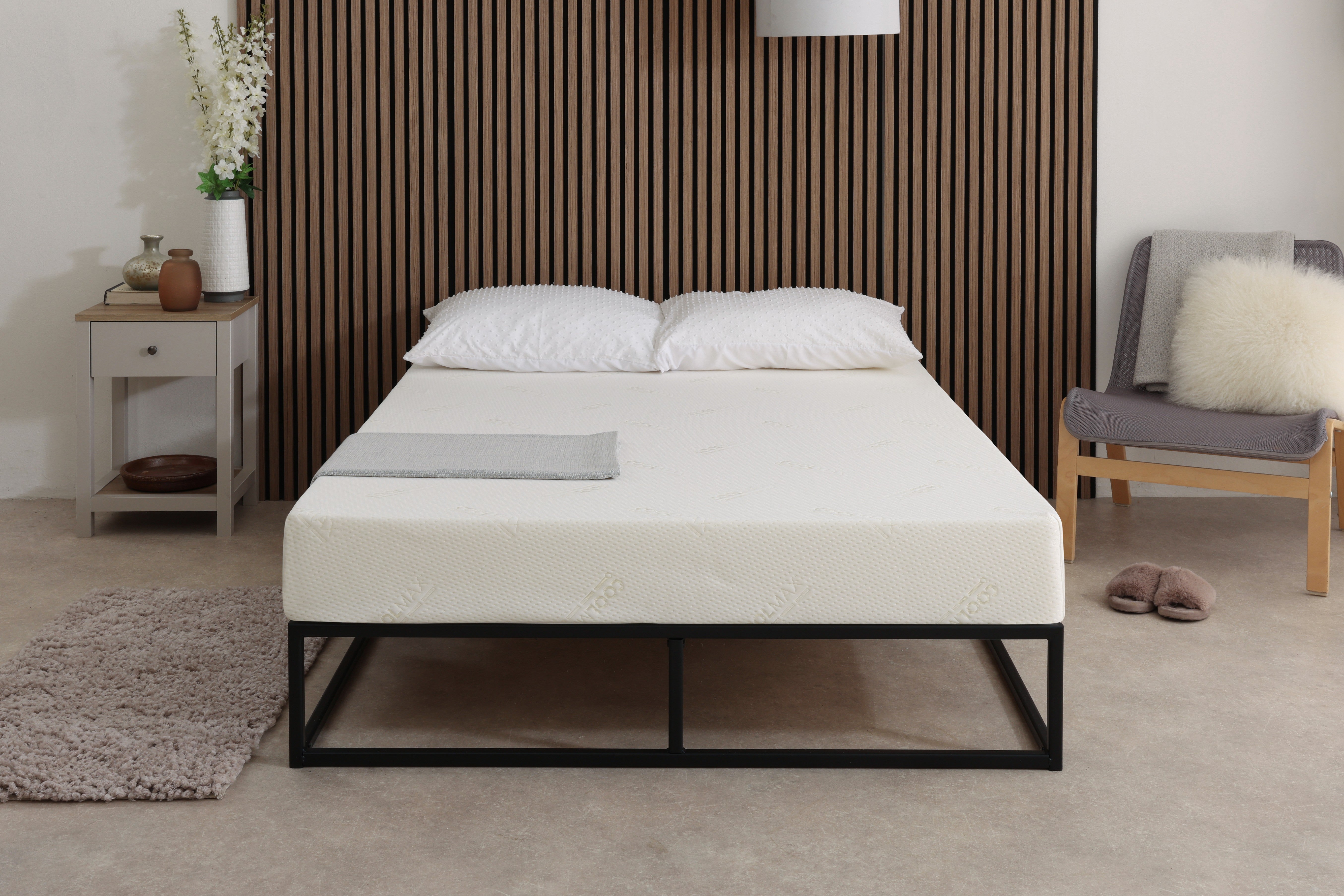 Core CoolMax Memory Foam Mattress Advanced Cooling with Exceptional Comfort 2ft6 Shorty Small Single 75cm x 175cm